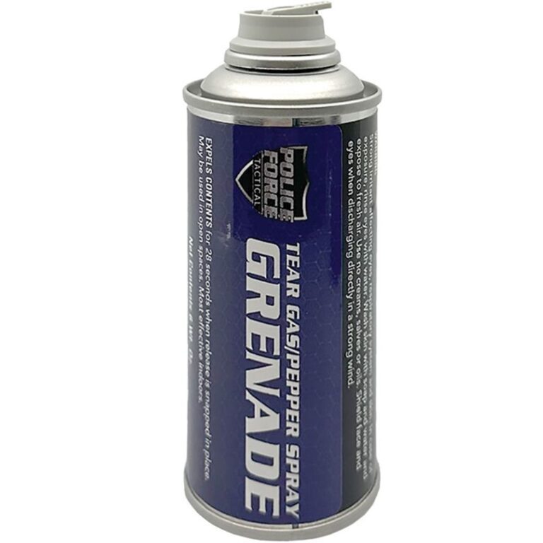 Police Force Tactical Tear Gas Grenade: Self Defense Pepper Spray