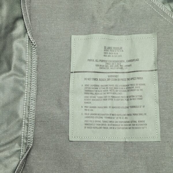 USGI APECS Air Force ABU Gore-Tex Parka: USAF Cold Weather Jacket