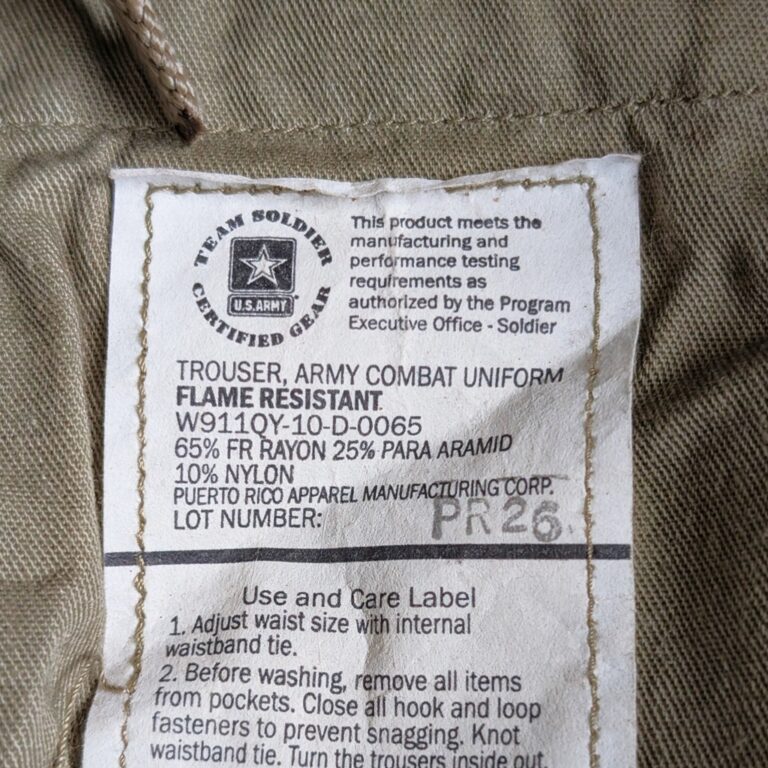 USGI MultiCam Flame Resistant Trousers: USGI Camouflage Pants