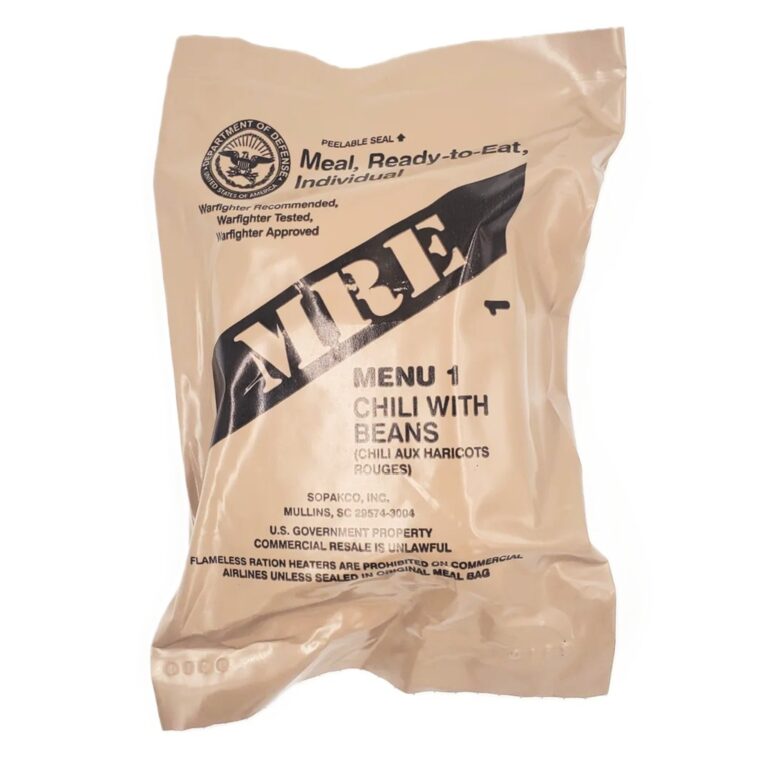 USGI Individual MRE Meals- US Military Meal Ready to Eat