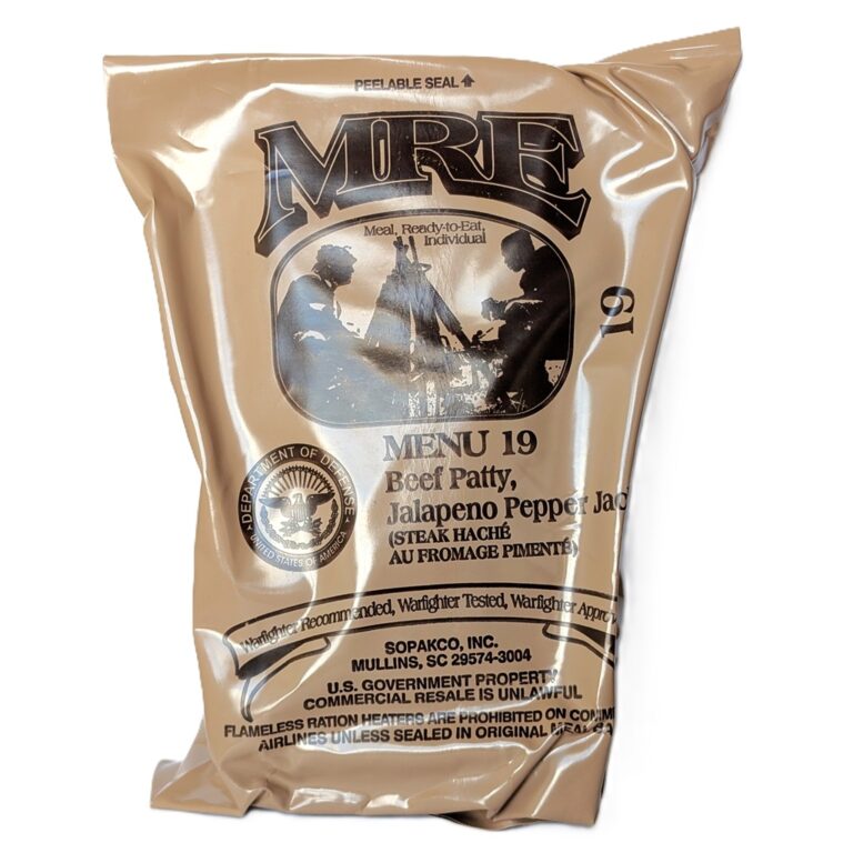 USGI Individual MRE Meals- US Military Meal Ready to Eat