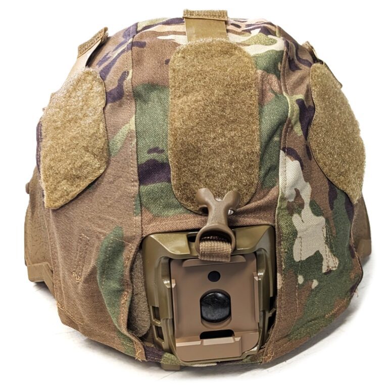 USGI Ceradyne IHPS Combat Helmet: Coyote Helmet + MultiCam Cover